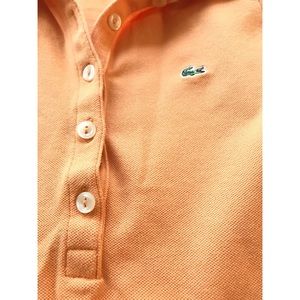 Lacoste | Tops | Lacoste Orange Polo Shirt | Poshmark